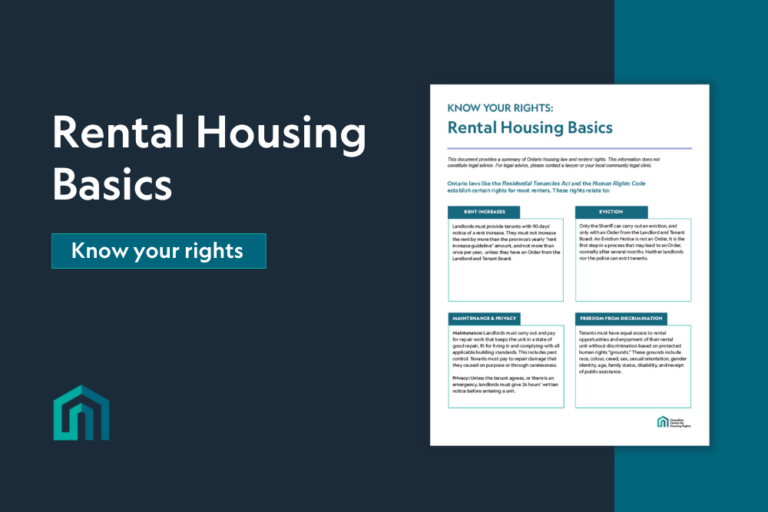 Know Your Rights: Printable Resources for Ontario Renters - Canadian ...