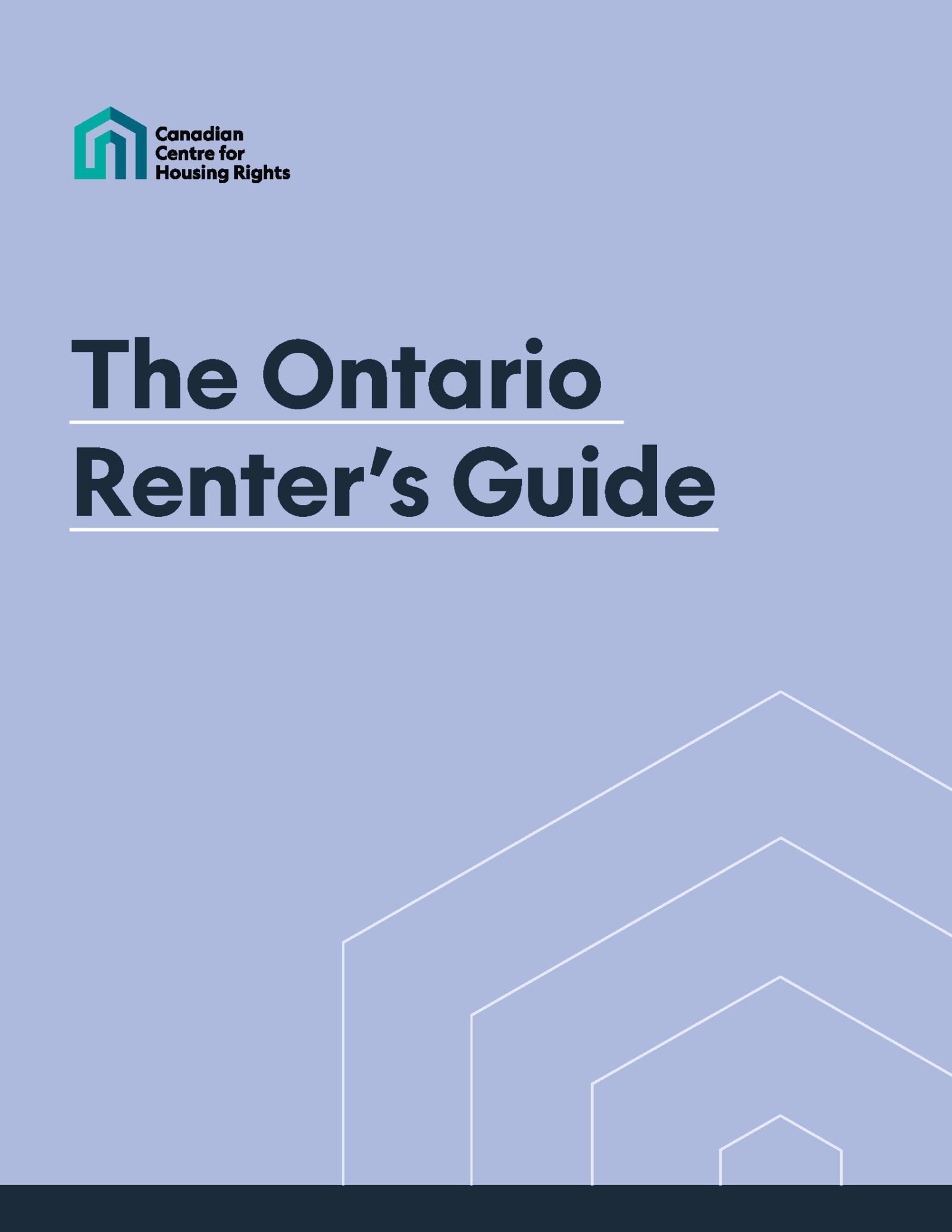 The Ontario Renter's Guide - Canadian Centre for Housing Rights